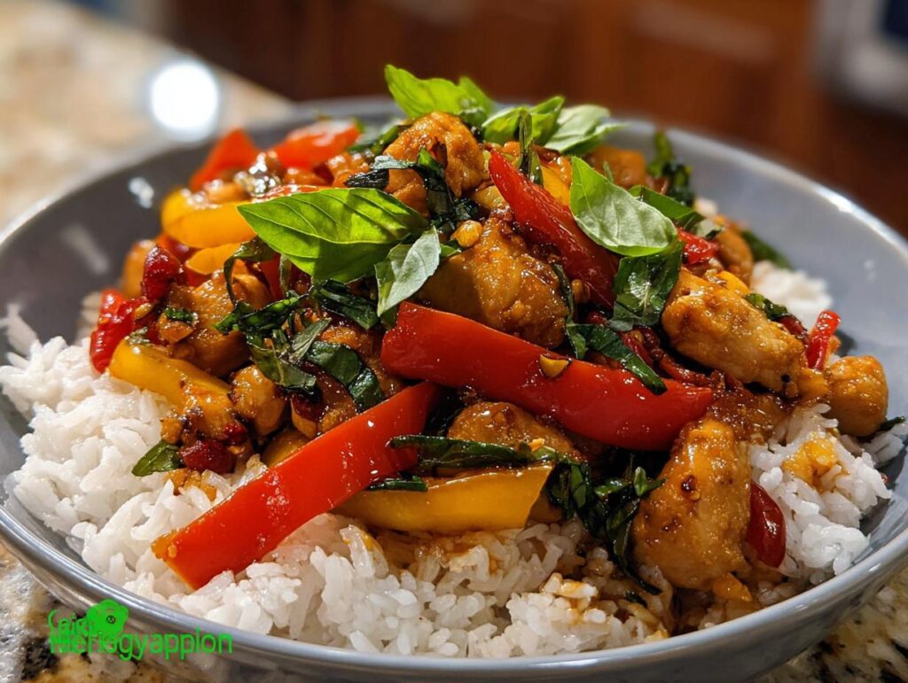 Thai Basil Chicken: Quick Delicious Magic - Telrecipes