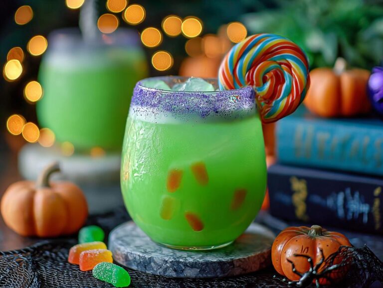Goosebumps Green Halloween Punch: Hauntingly Easy Delight - Telrecipes