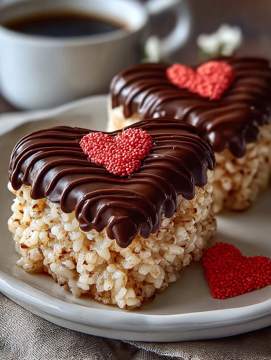 Chocolate Covered Heart Rice: Irresistible Valentine's Treats - Telrecipes
