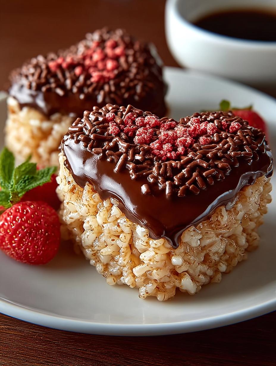 Chocolate Covered Heart Rice: Irresistible Valentine's Treats - Telrecipes